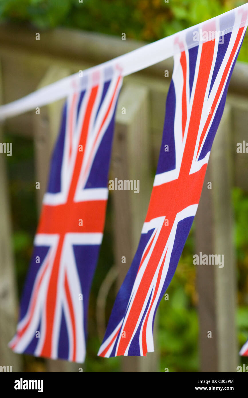 Union Jack hanging Abstract Stock Photo - Alamy