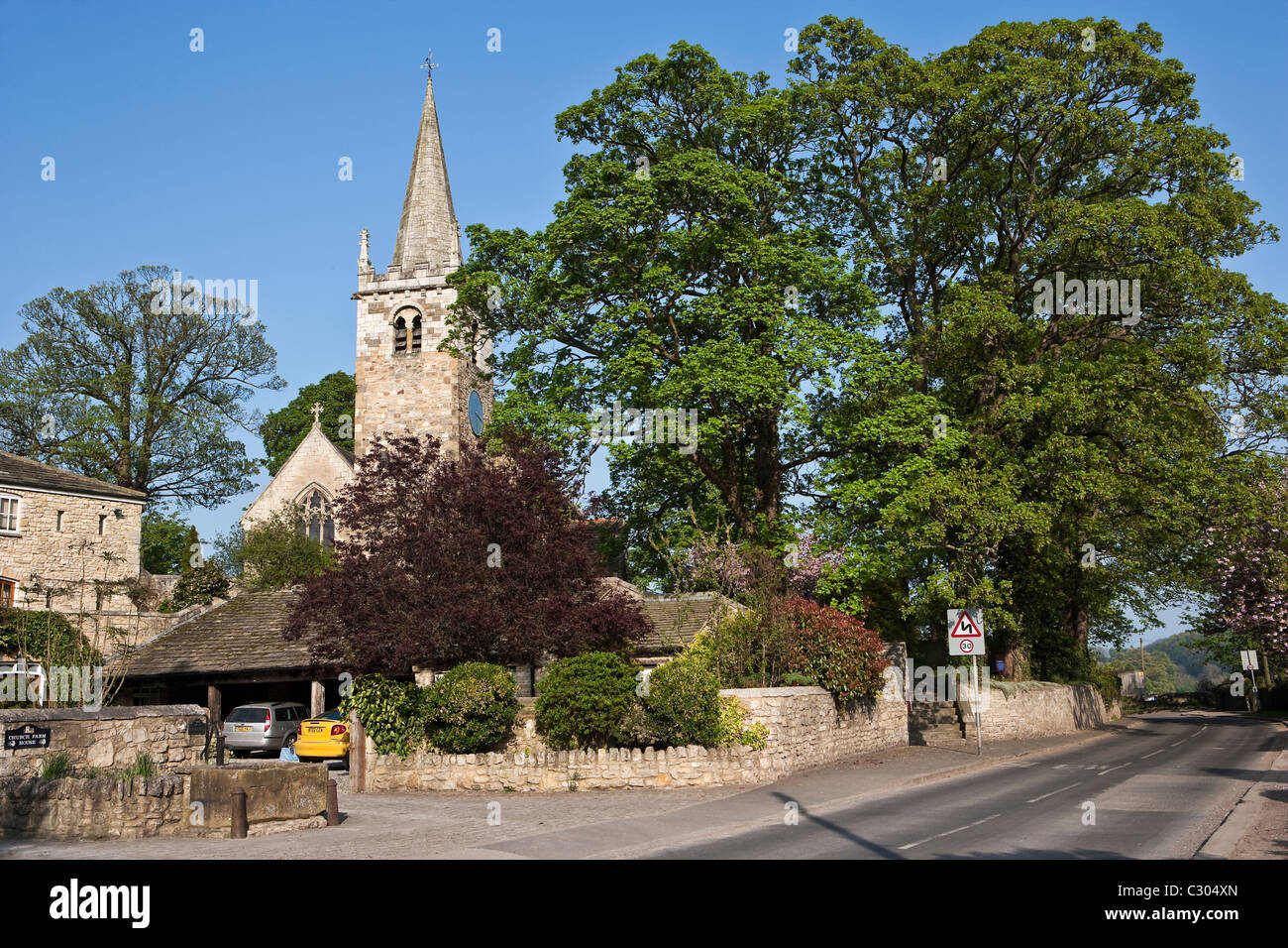 All Saints Parish Church Ledsham Leeds Stock Photo - Alamy