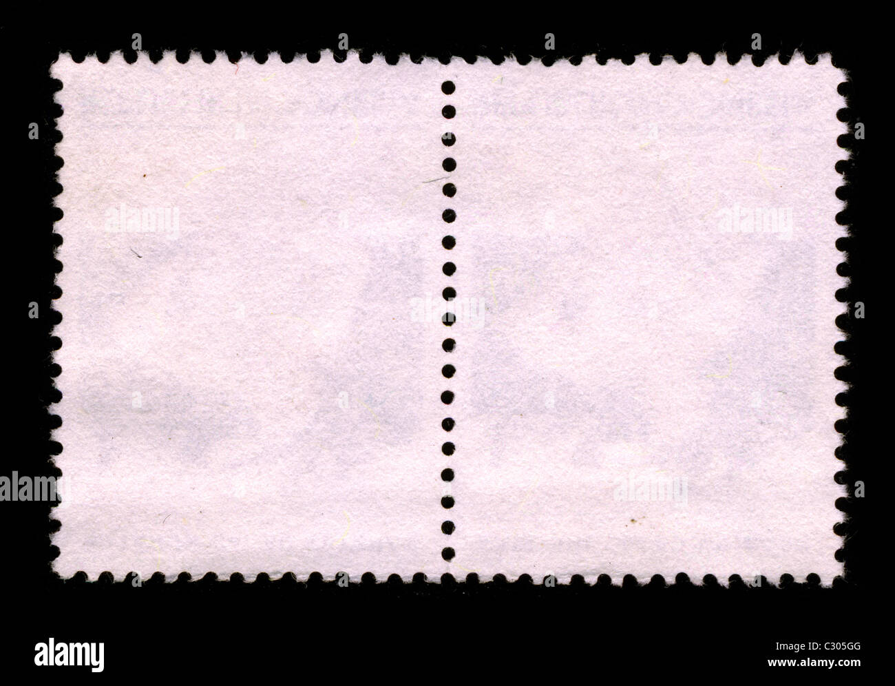 The reverse side of a postage stamp Stock Photo - Alamy