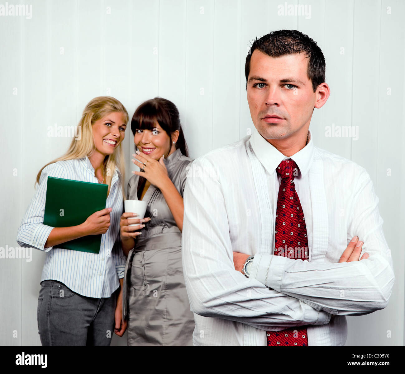 mobbing at work Stock Photo - Alamy