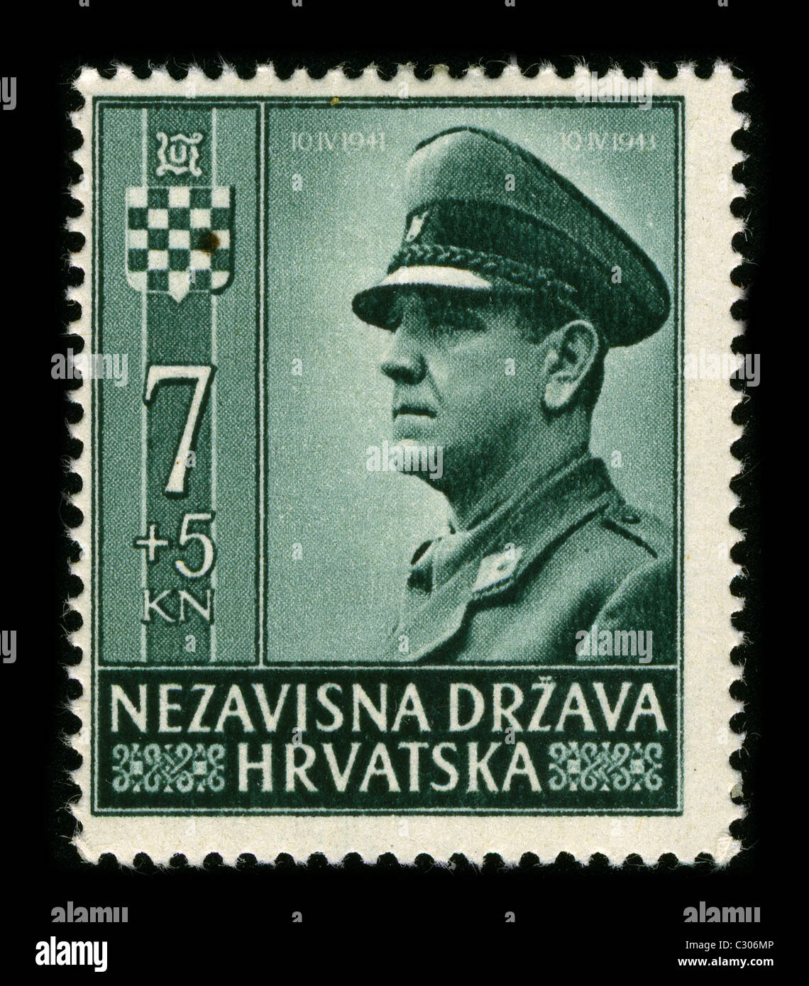 Croatian postage stamp hi-res stock photography and images - Alamy