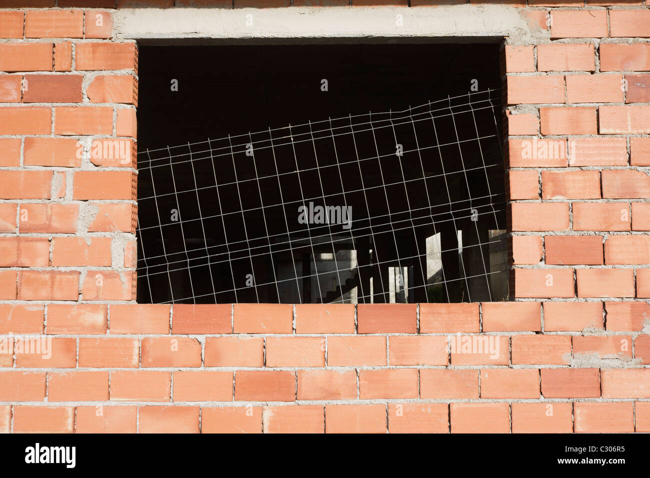 Unfinished and abandoned construction project in the town of Gogollos ...