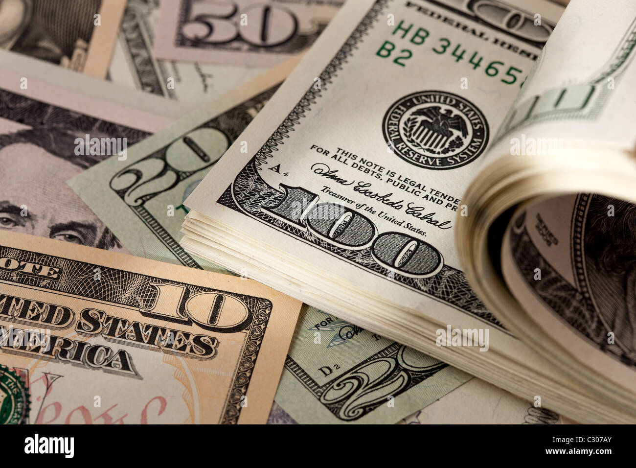 Us dollar geldschein hi-res stock photography and images - Alamy