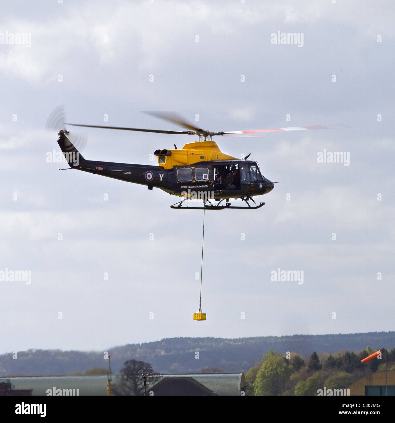 RAF Griffin Helicopter of the type used to train Prince William Stock ...