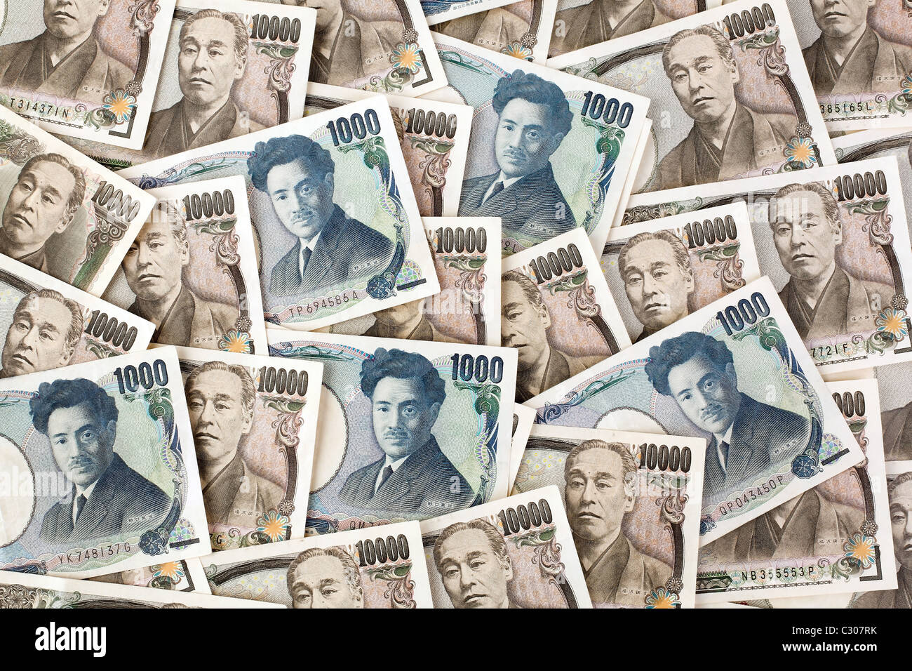 Yen Currency from Japanese Stock Photo - Alamy