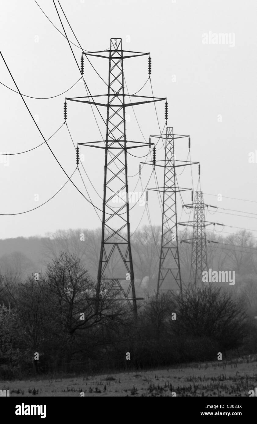 Pylon pylons hi-res stock photography and images - Alamy