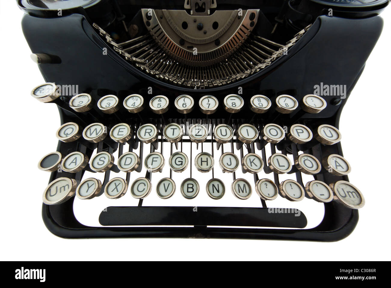 Ancient, old typewriter Stock Photo - Alamy