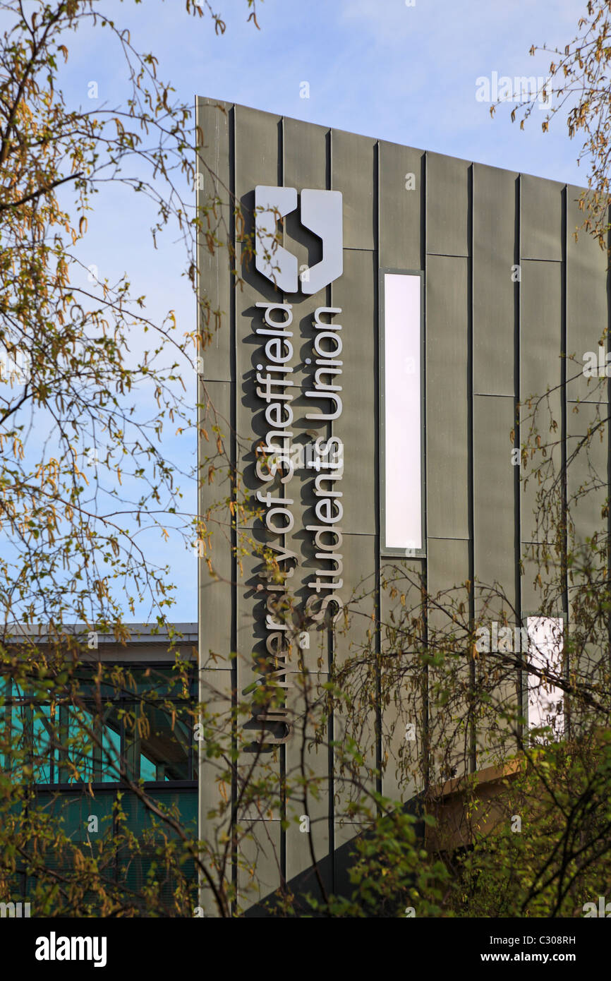 University of Sheffield Students Union building, Sheffield, South ...