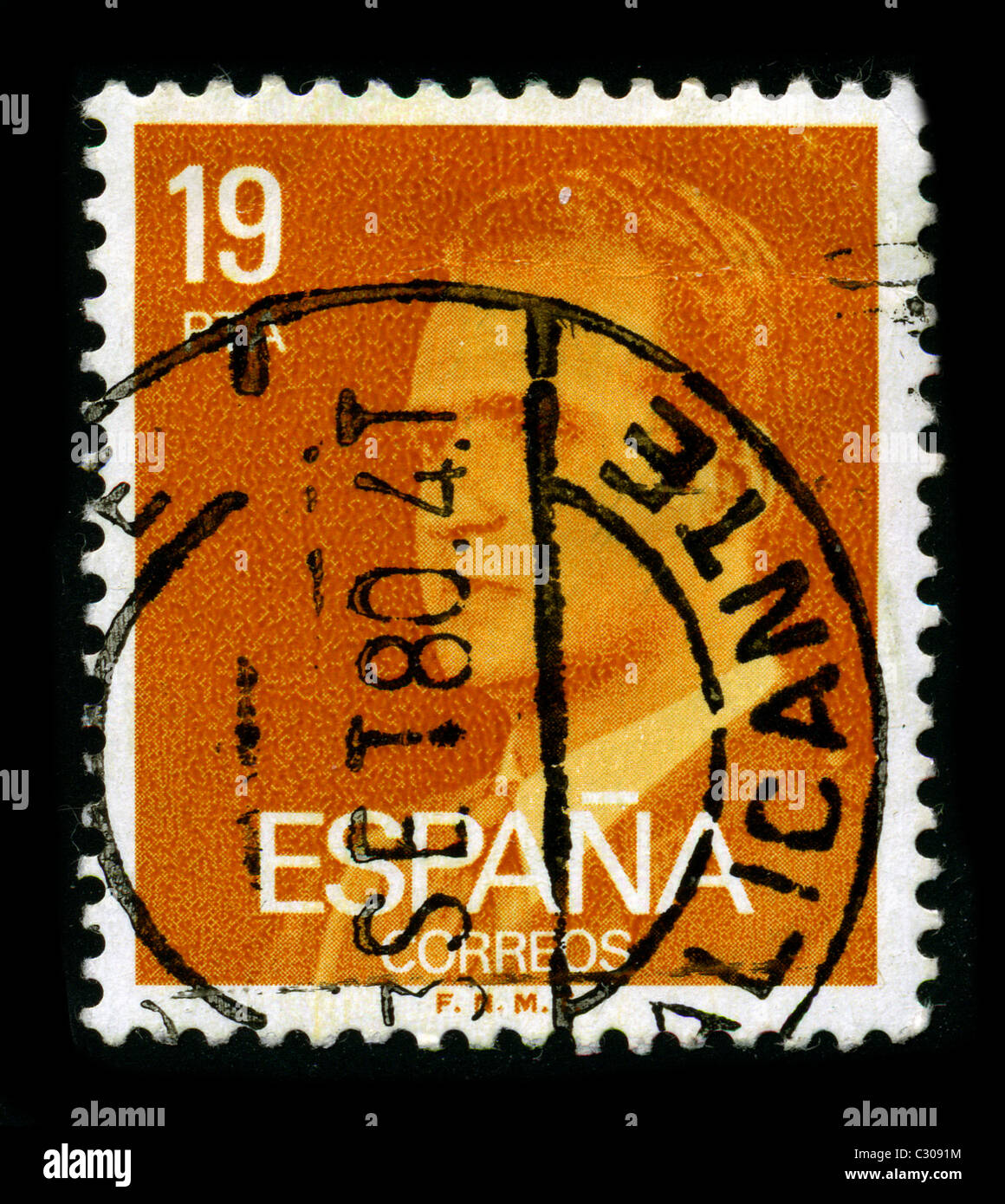 First postage stamp spain hi-res stock photography and images - Alamy
