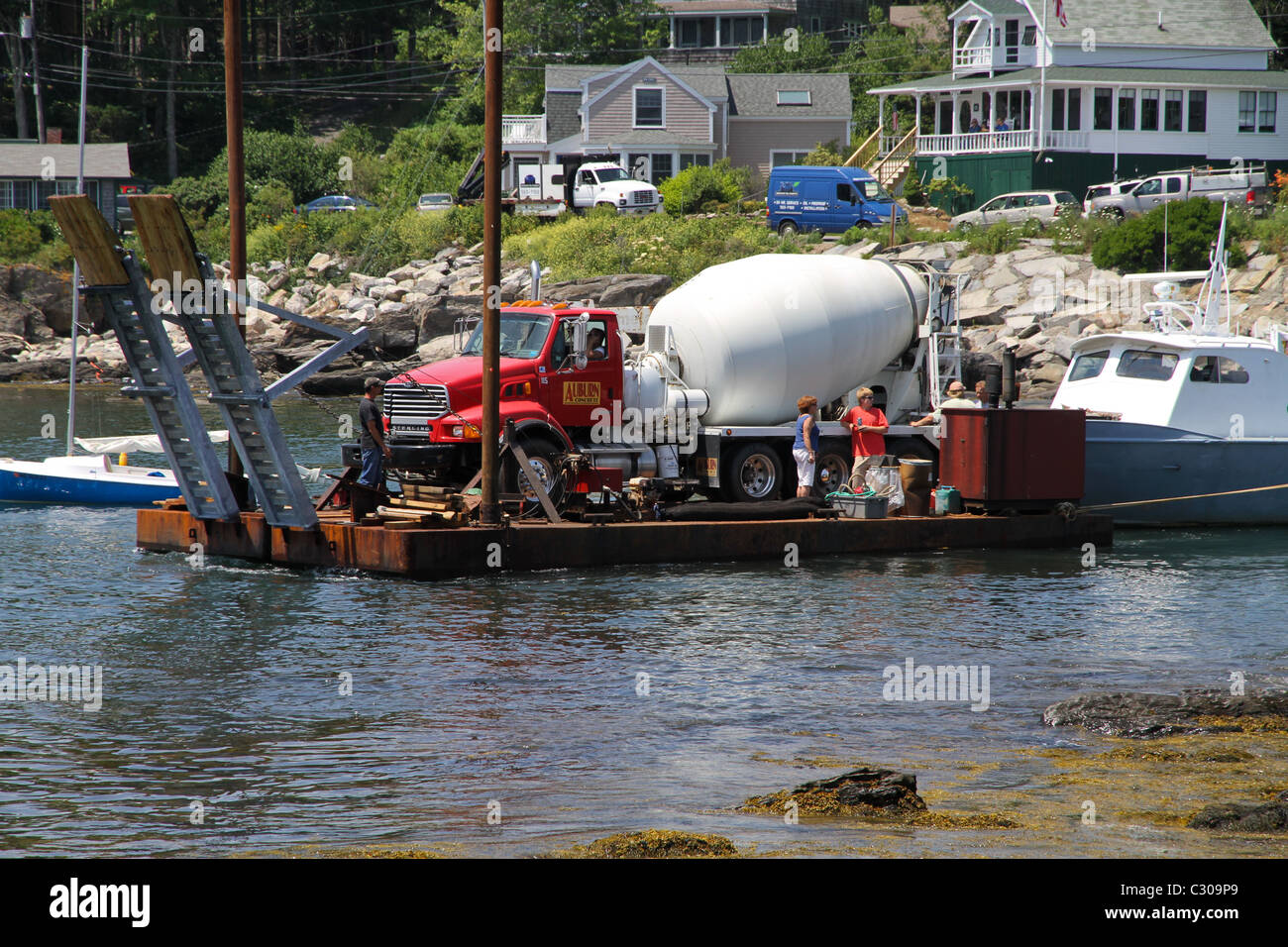Truck loaded with cement hi-res stock photography and images - Alamy
