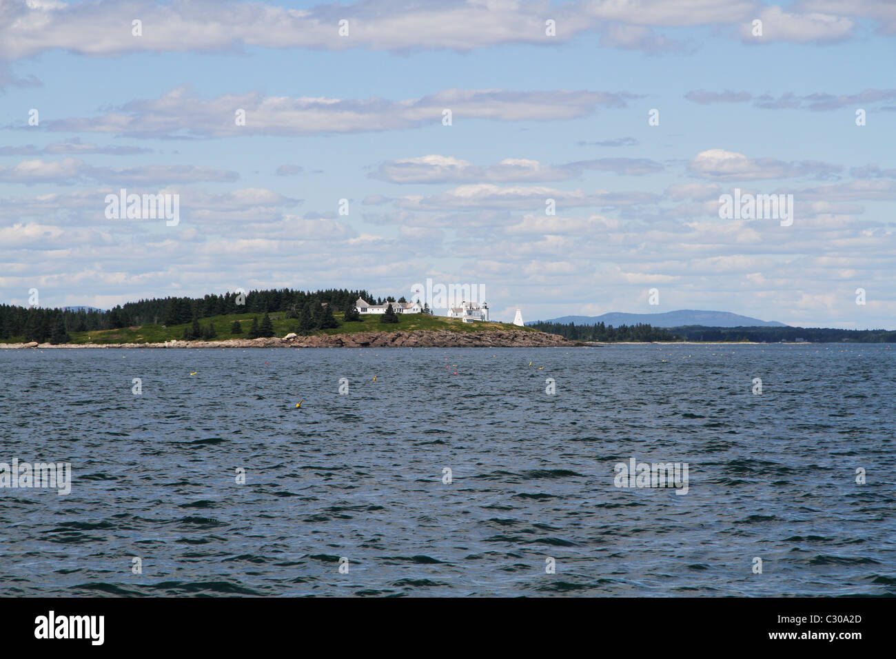 Southern Island Light, Tenants Harbor Stock Photo - Alamy