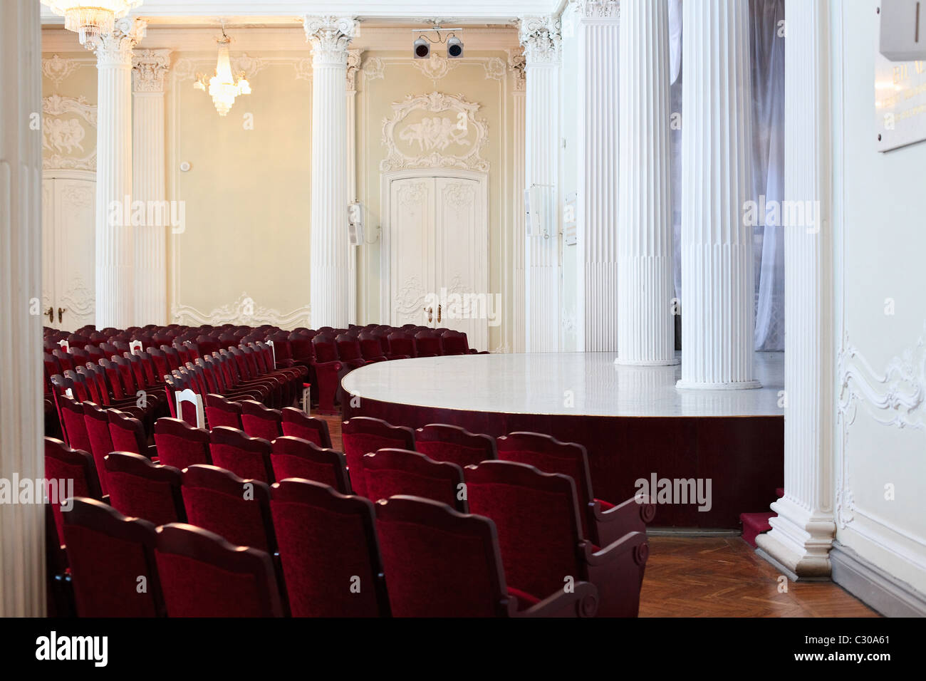 Interiors of Nicholas Palace on Labour Square in Saint-Petersburg ...