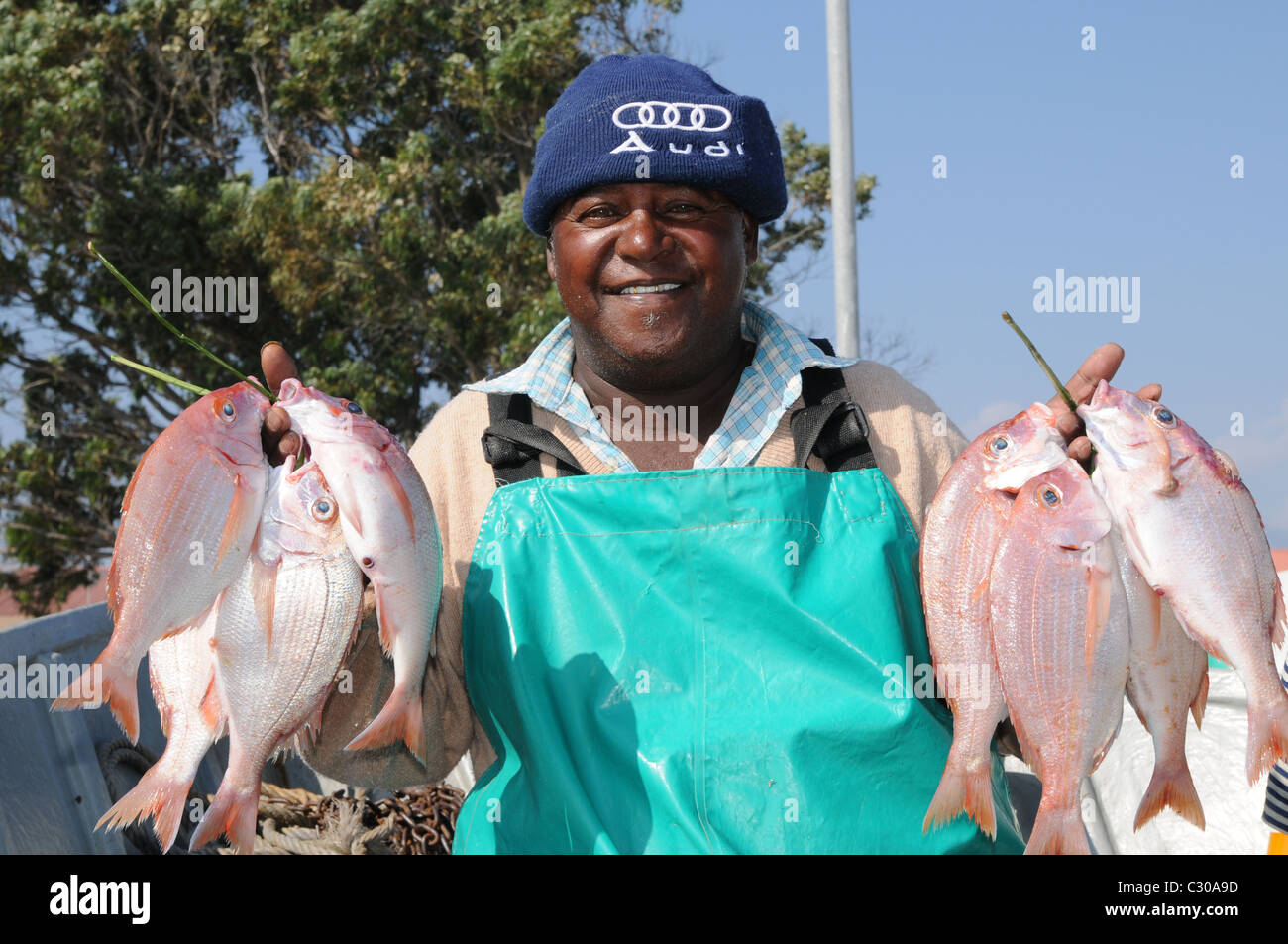 Boat selling fish hi-res stock photography and images - Alamy