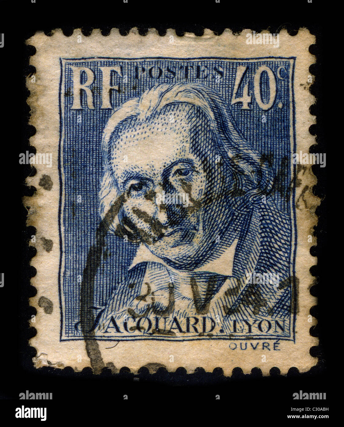 Lyon stamp hi-res stock photography and images - Alamy