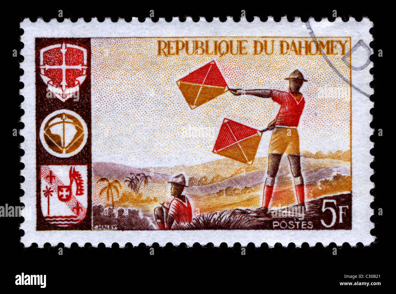Postage stamp dahomey hi-res stock photography and images - Alamy