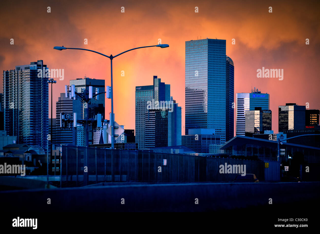 Denver sunset hi-res stock photography and images - Alamy