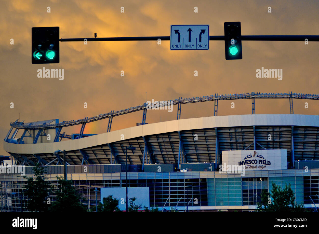 Invesco field at mile high stadium hi-res stock photography and images ...
