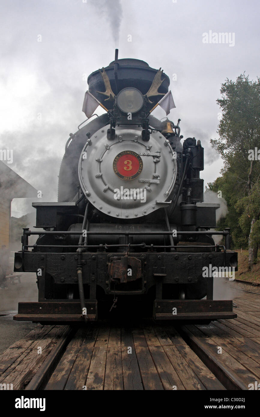 The Robert Dollar Co. steam engine #3 in Sunol, California Stock Photo ...