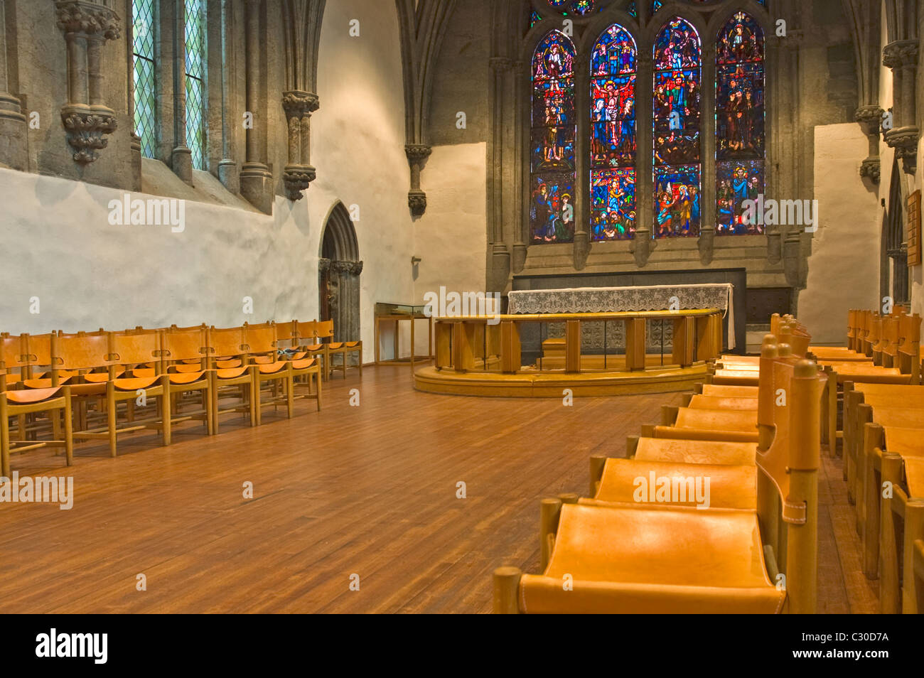 Lutheran church interior hi-res stock photography and images - Alamy