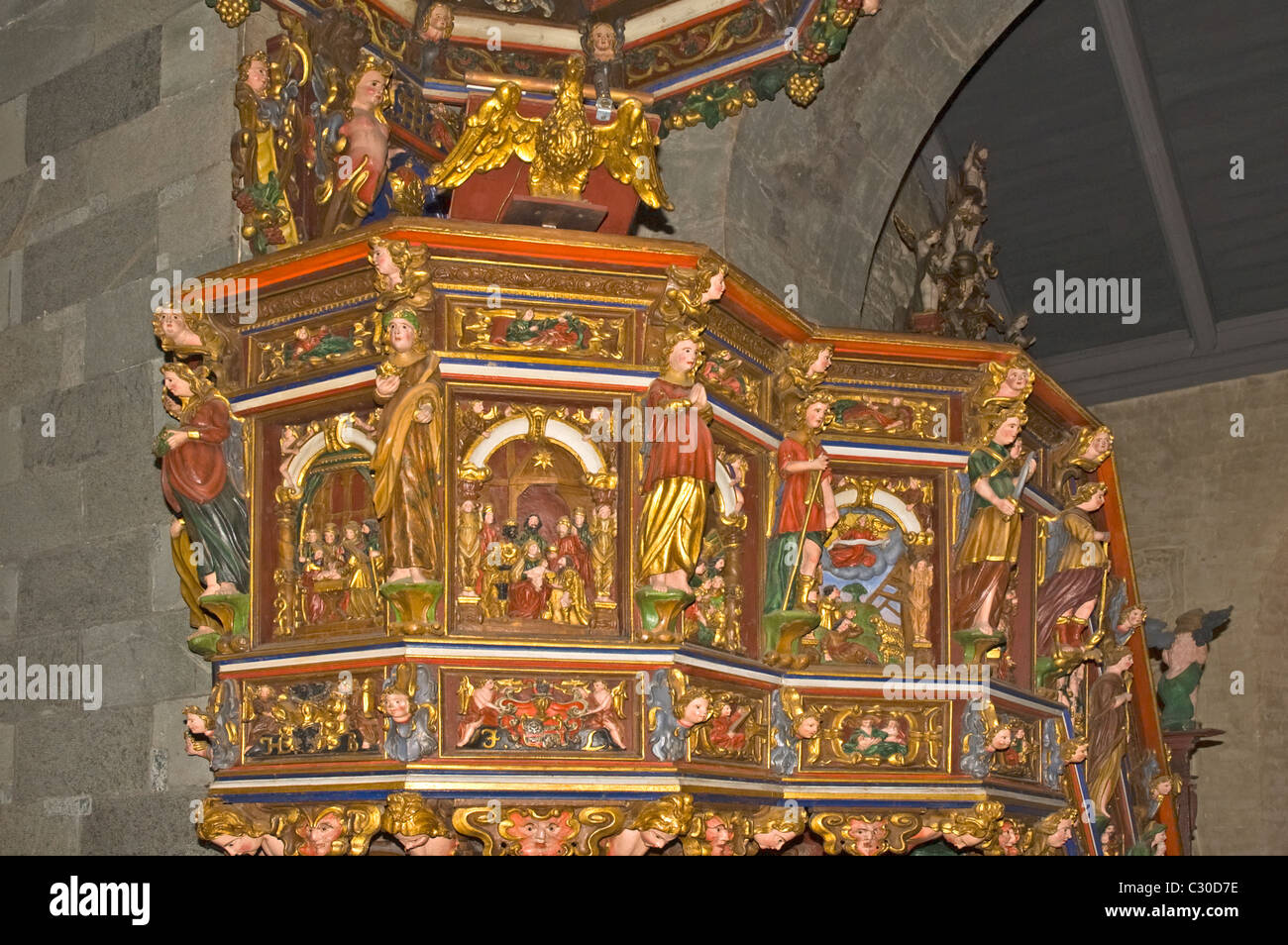 EUROPE NORWAY Moster Island Utstein Monastery (original 1265) Lutheran ...