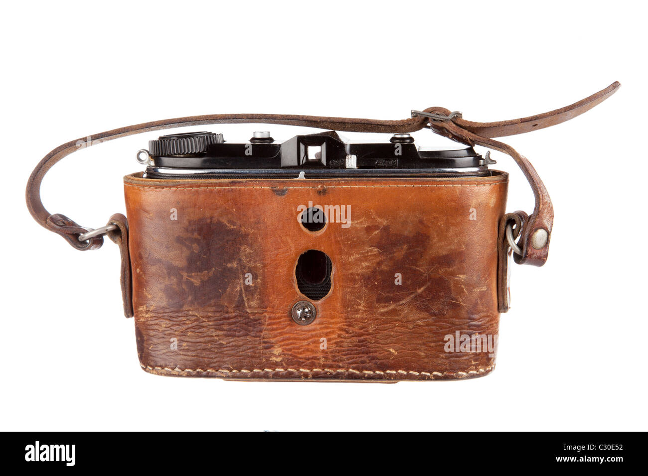Retro camera and case hi-res stock photography and images - Alamy