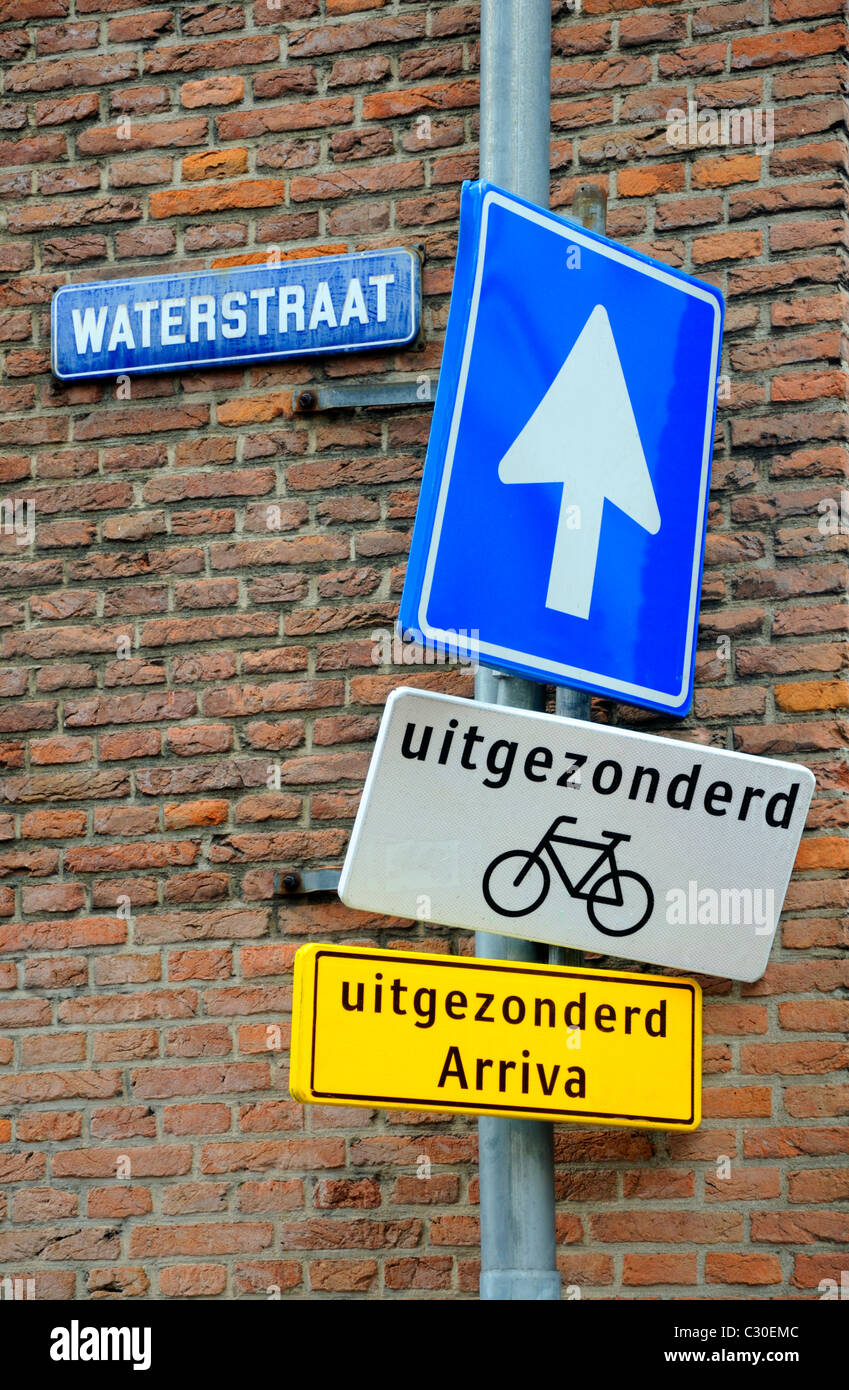 Den Bosch ( 's Hertogenbosch) Netherlands. Traffic signs "except for ...