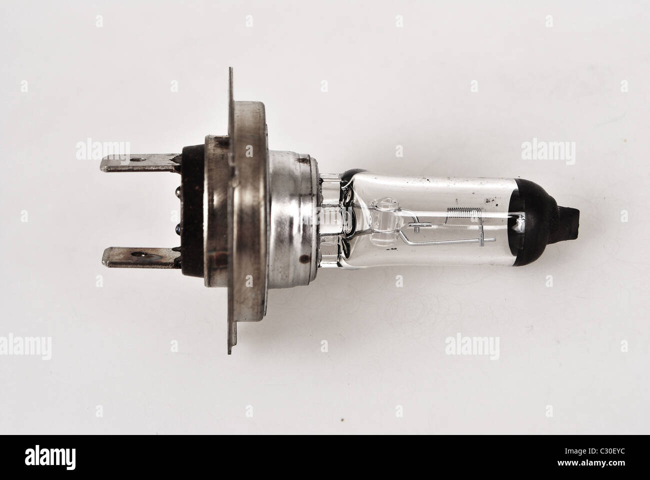A halogen lamp on a white background Stock Photo - Alamy