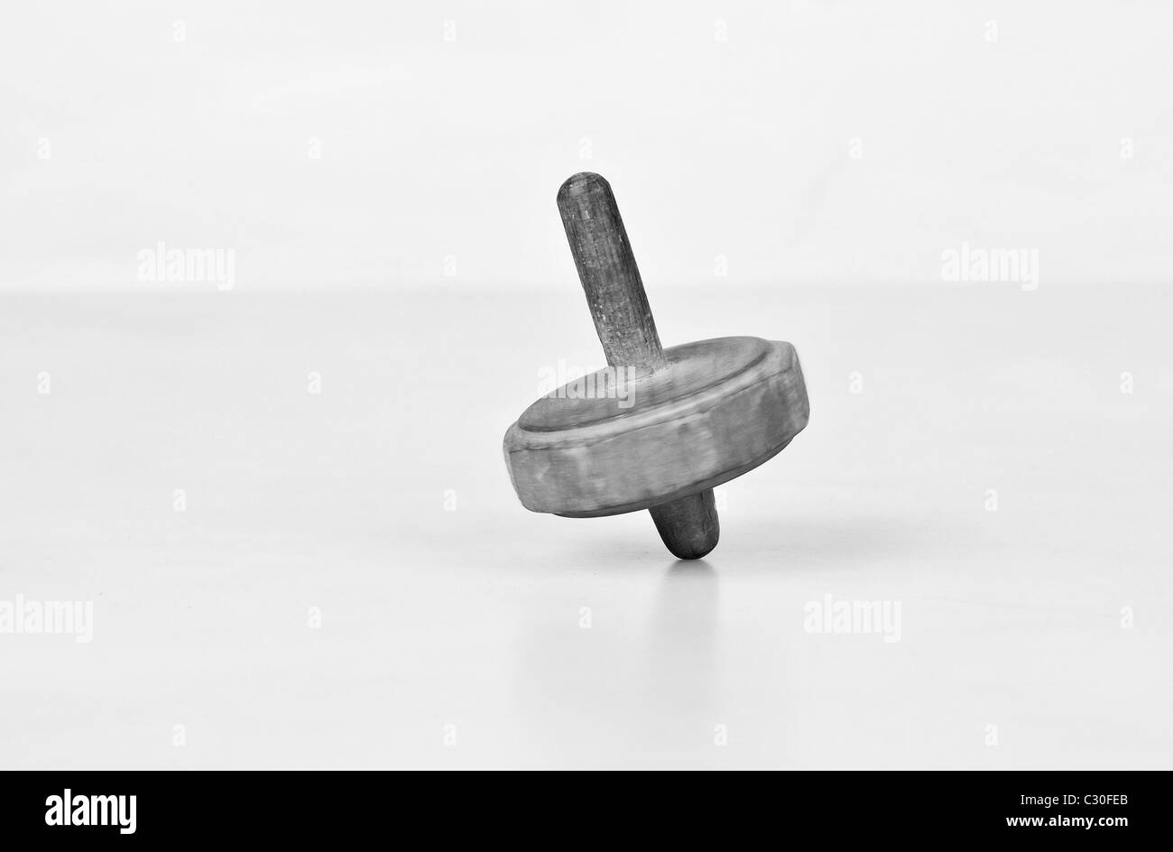 Play the spinning top Black and White Stock Photos & Images - Alamy