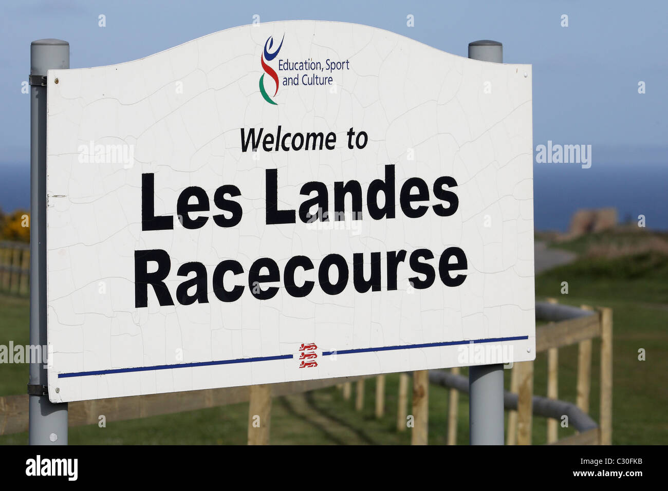 Les Landes Racecourse Jersey Channel Islands Stock Photo - Alamy