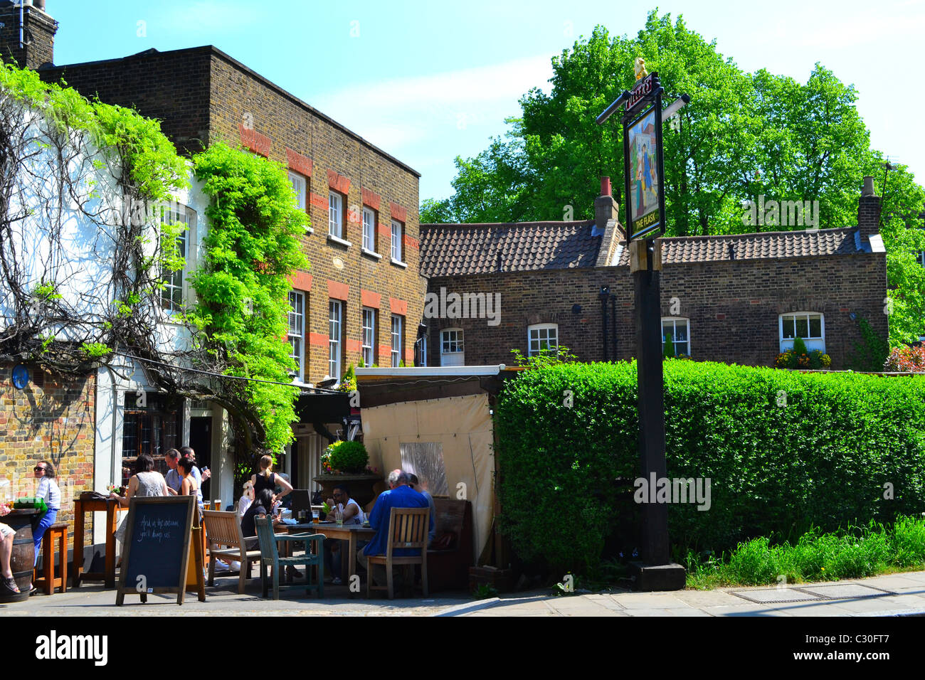 The flask pub, highgate, london hi-res stock photography and images - Alamy