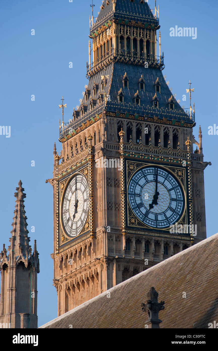 The clock tower at Westminster Palace, that is commonly known as "Big ...