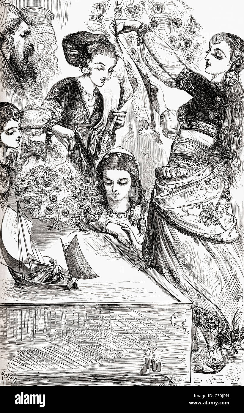 The ladies gave me a gale with their fans. From Gulliver's voyage to ...