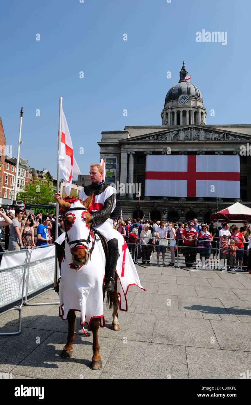 Nottingham's Old Market Square St George's Day Festival 23rd April ...