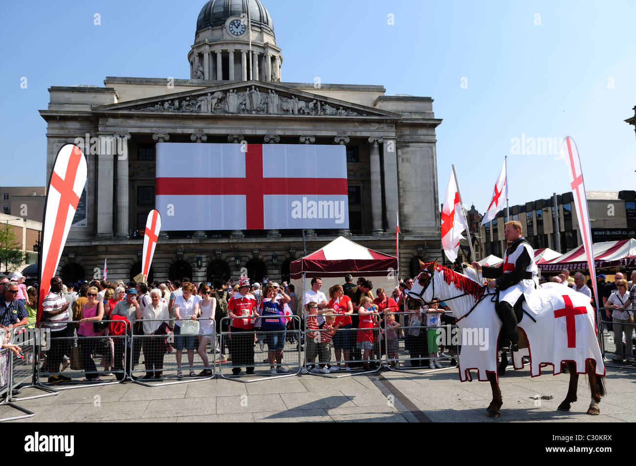 St George's Day Parade and Festival Nottingham Old Market Square ...