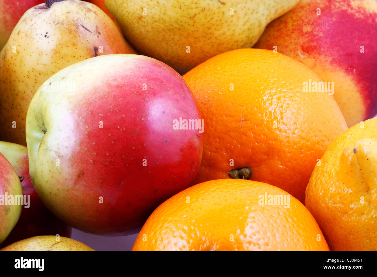 Fruit salad apple pear mango hi-res stock photography and images - Alamy