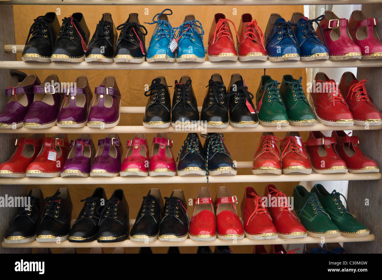 Wooden soles hi-res stock photography and images - Alamy