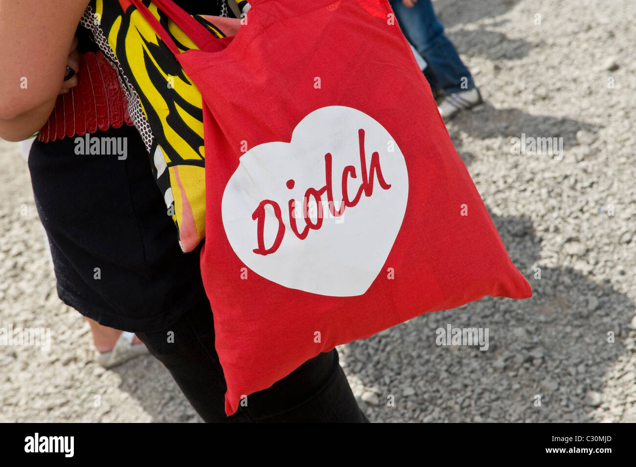 DIOLCH "THANK YOU" at National Eisteddfod 2010 Ebbw Vale Blaenau Gwent ...