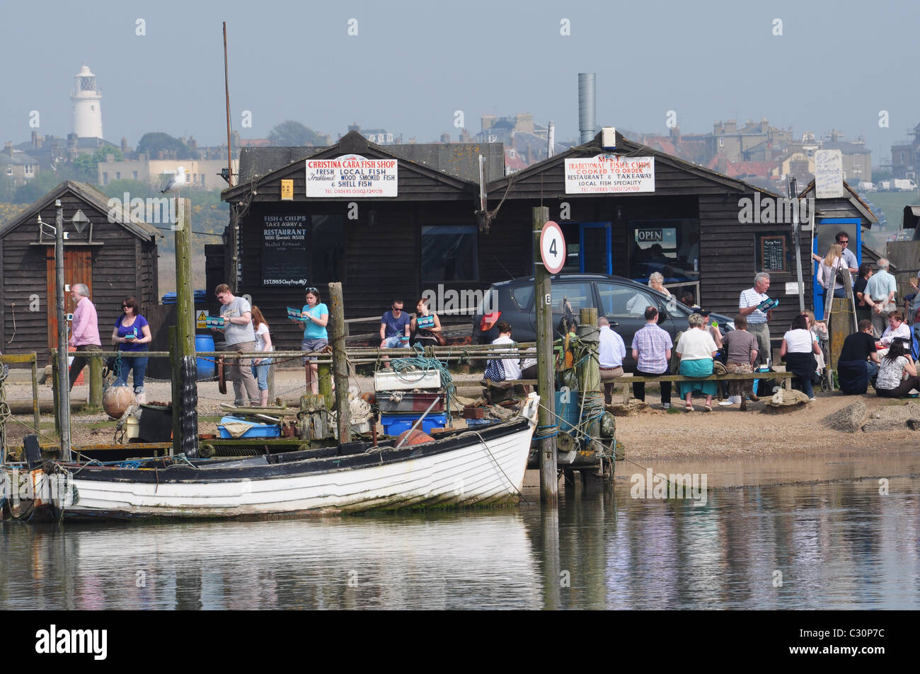 Boats southwold harbour on river hi-res stock photography and images ...
