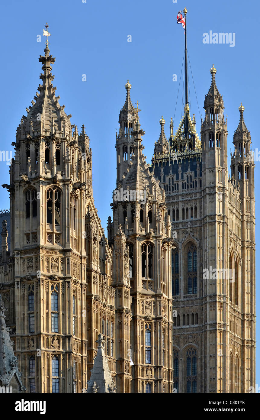 Victoria tower houses parliament london hi-res stock photography and ...