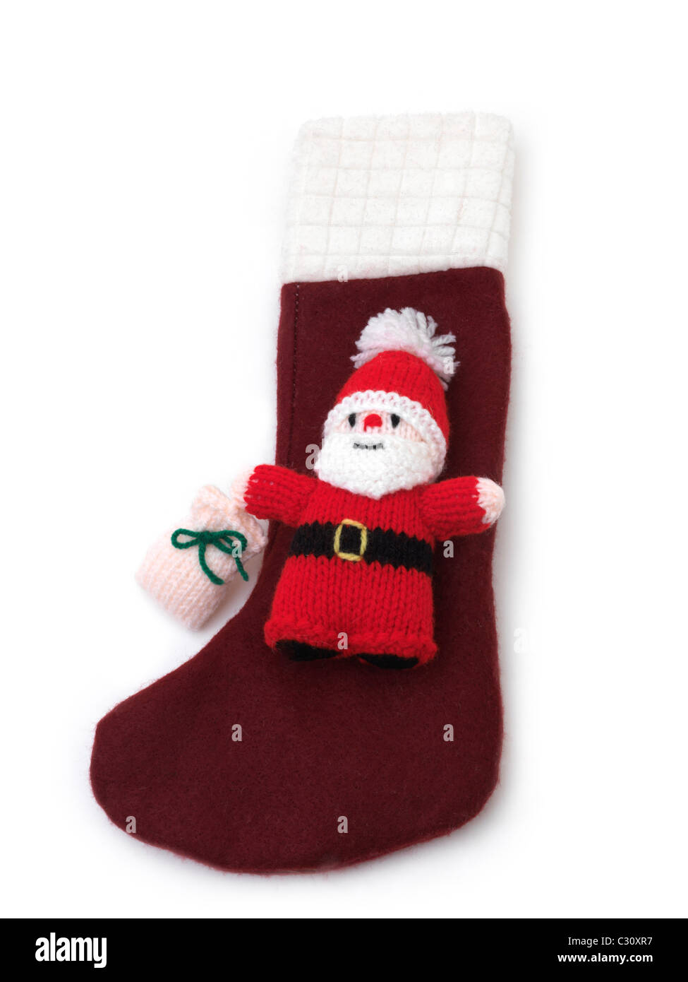 Santa stocking hi-res stock photography and images - Alamy