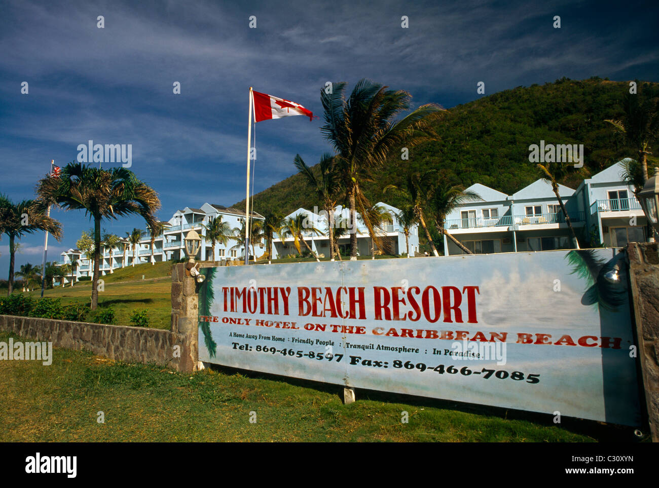 Frigate Bay St kitts Timothy Beach Resort Hotel Stock Photo - Alamy