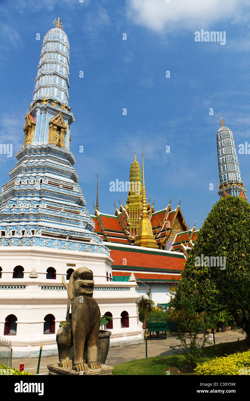 Wat Phra Kaew, Temple of the Emerald Buddha on the Grand Palace Grounds ...