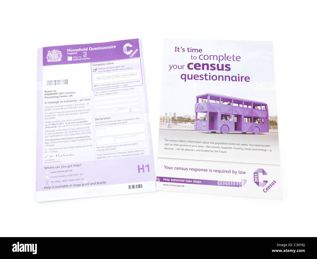Census form hi-res stock photography and images - Alamy