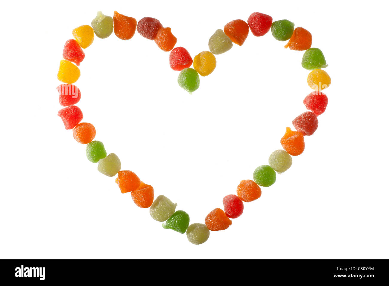 Gummy candy in shape red hi-res stock photography and images - Alamy