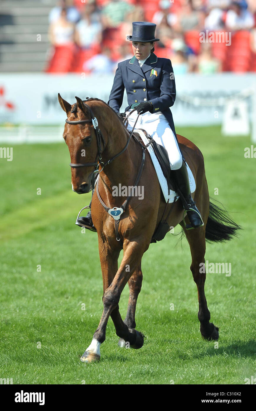 Sarah Wardell (IRL) riding KILLEENDUFF BOY. Mitsubishi Badminton Horse ...