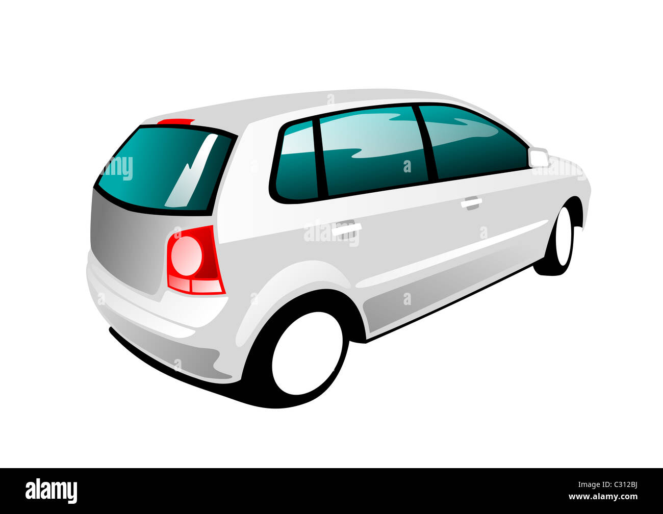 Small Family Car Stock Photo - Alamy