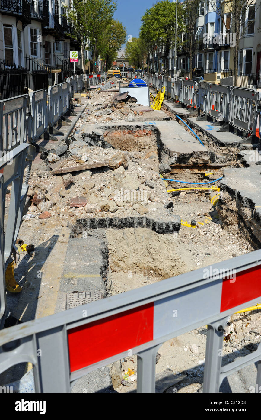 Gas roadworks hi-res stock photography and images - Alamy