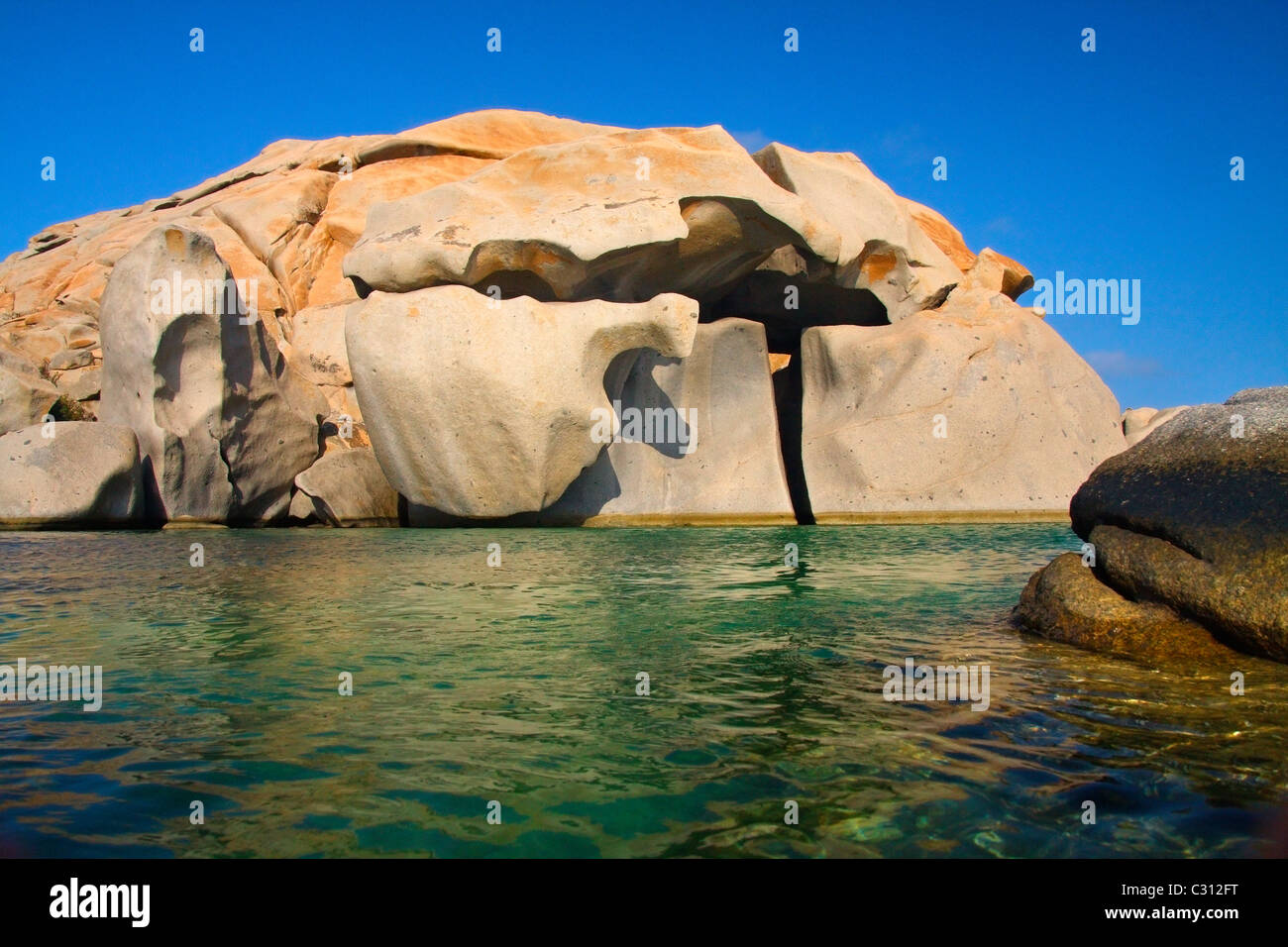 Lavezzi islands in Corsica Stock Photo - Alamy