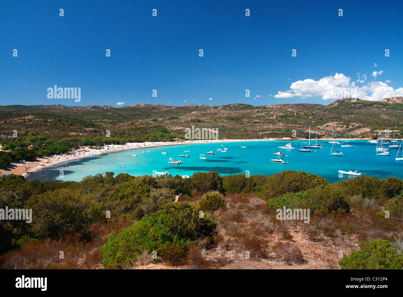 Bay rondinara france corsica rondinara hi-res stock photography and ...