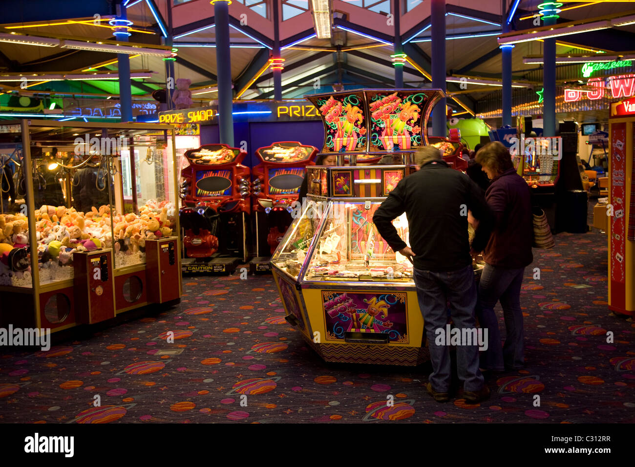 Electric Palace amusement arcade Weymouth Dorset England Stock Photo ...